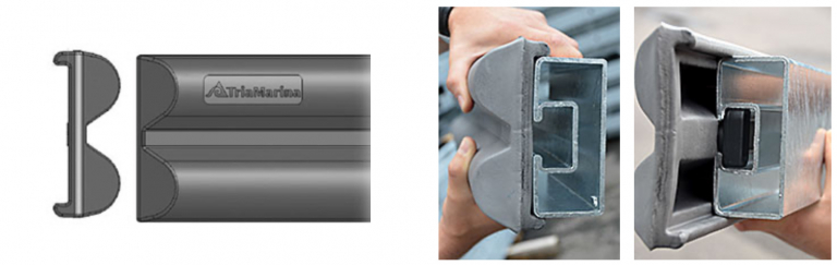 Fendring | TriaMarina tilbyr en fleksibelt fender-opplegg til flytebrygger